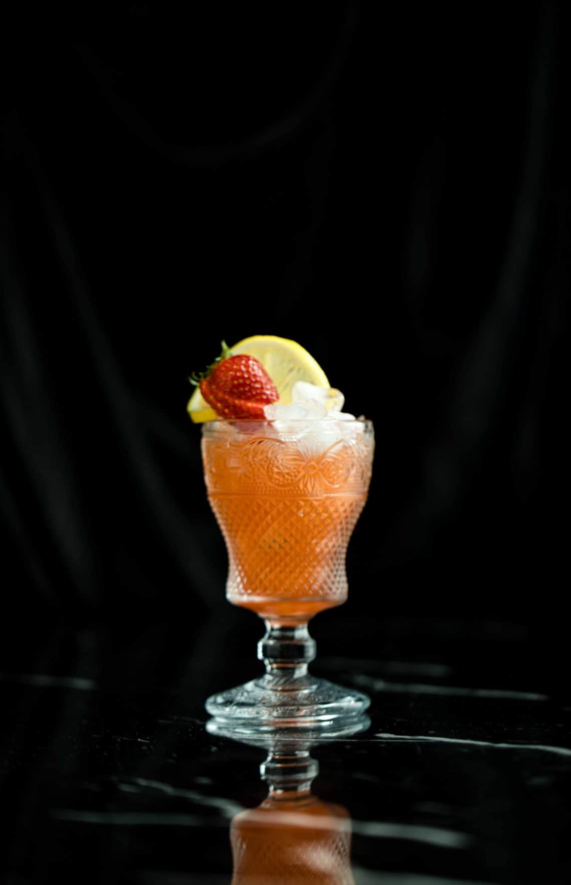 Strawberry B&B Sherry Cobbler | Liquid Culture