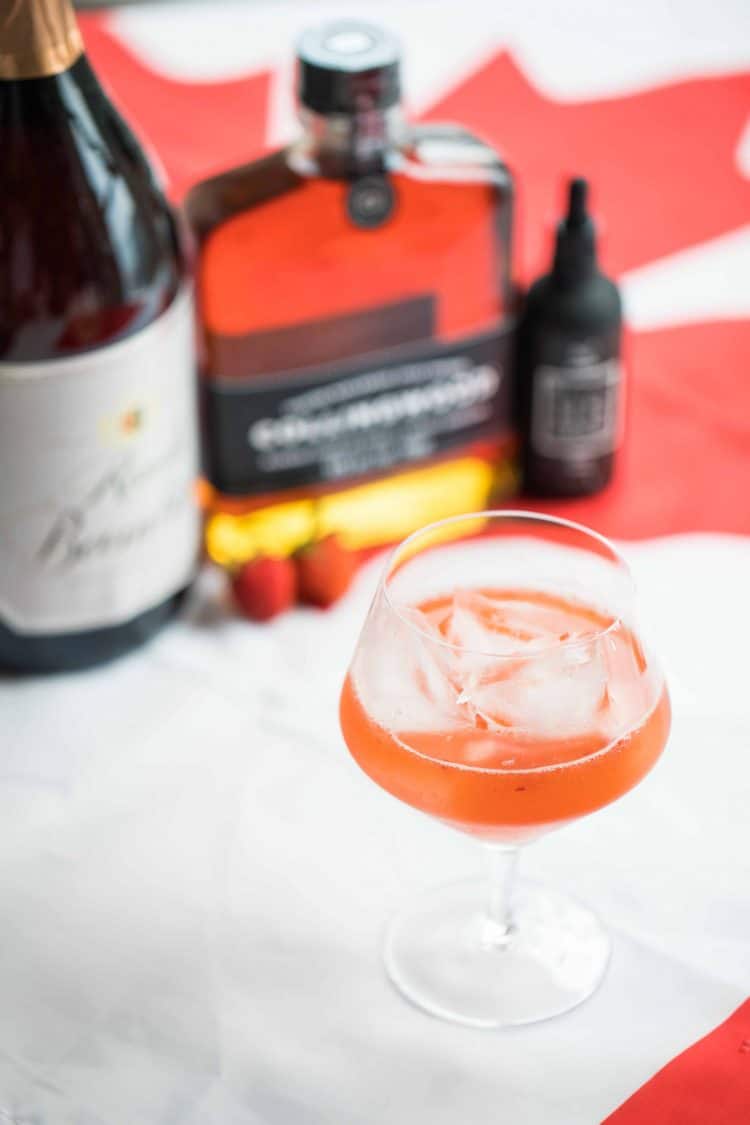 Exploring Canada with Cocktails: Ontario Rye Strawberry Cocktail ...